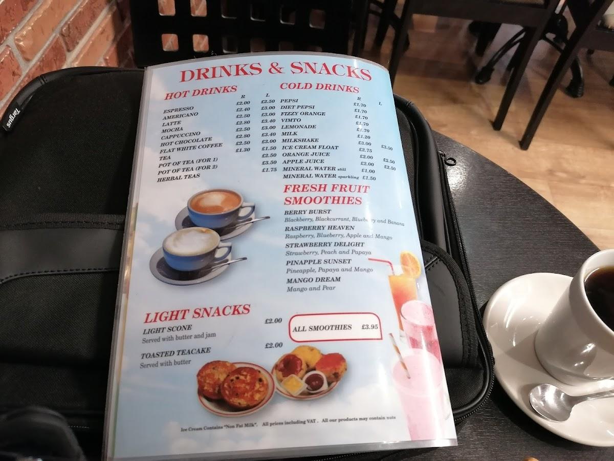 Menu at Jenny's Restaurants - Clevedon, Clevedon