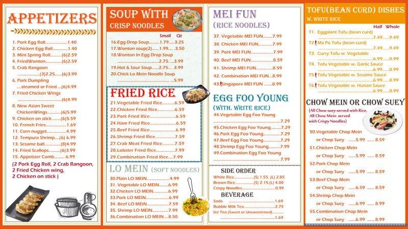 Menu at Little Kitchen restaurant, Cape Girardeau