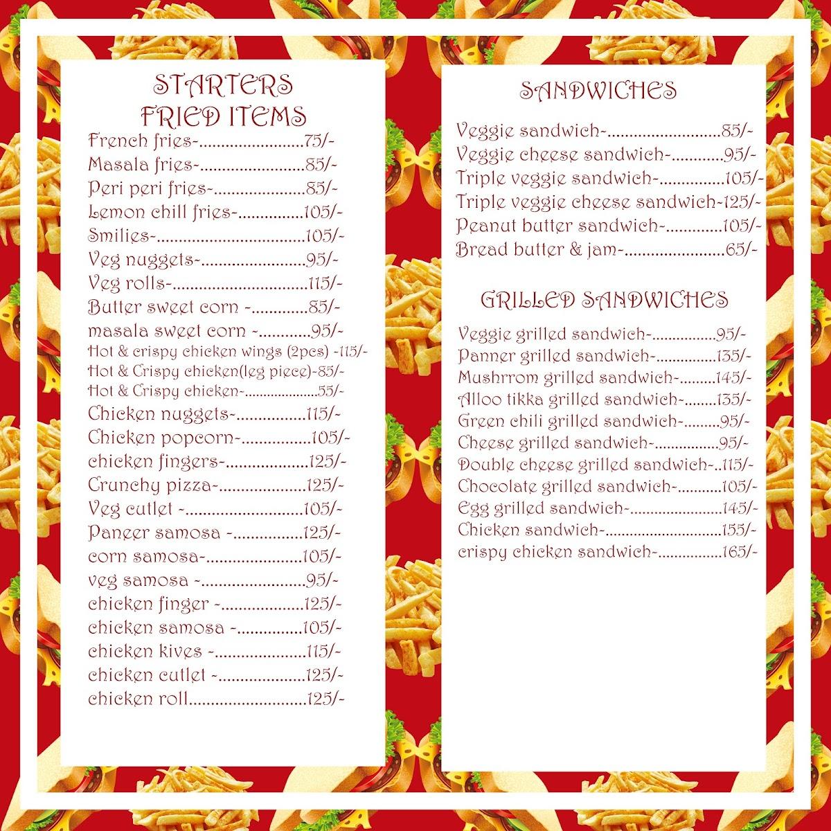 Menu at FOODs & FRAMEs INN, Chennai