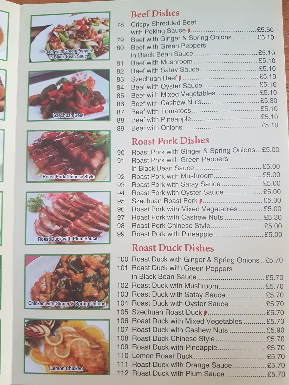 Menu at China Boy Takeaway restaurant, Caerphilly
