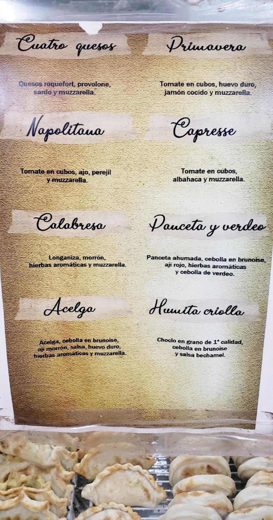 Menu at Los Vascos restaurant, Campana, Blvd. Sarmiento 807