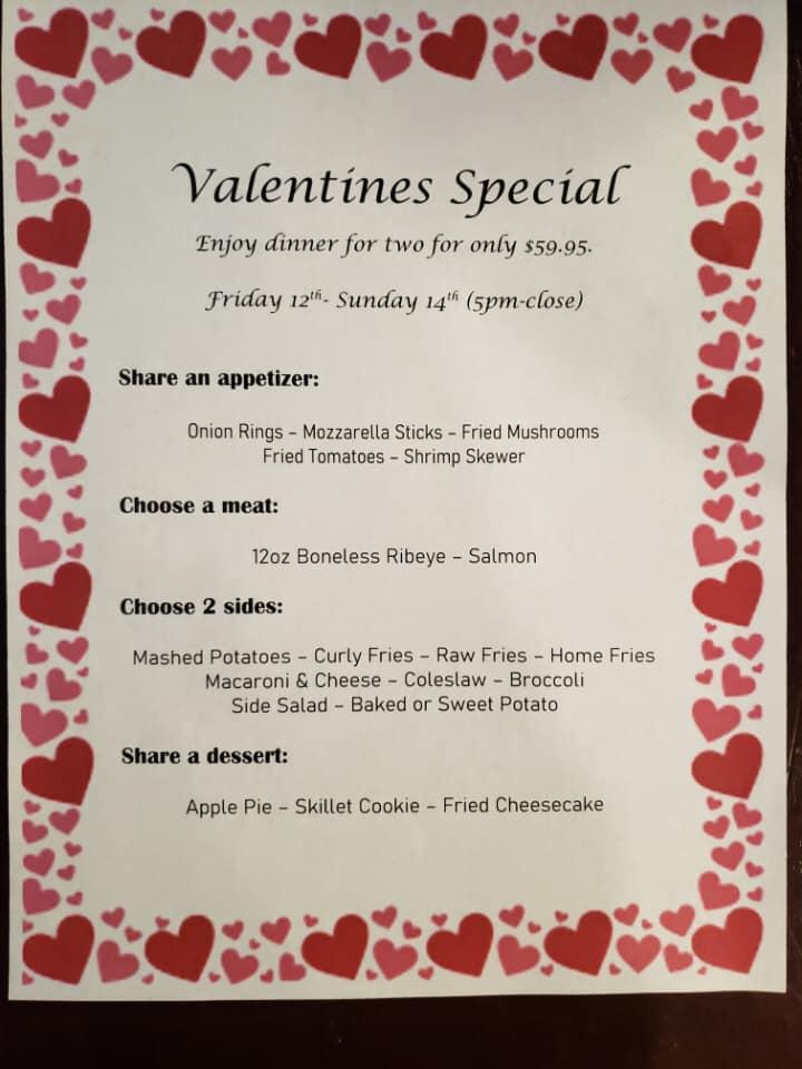 Menu at The Restaurant at Second Mill Bar and Lounge, Sumter