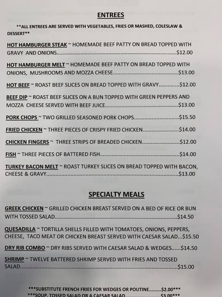 Menu at Lamplight Cuisine restaurant, Debden