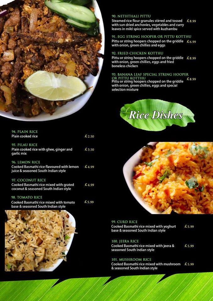 Menu at Bananaleaf Cambridge pub & bar, Cambridge
