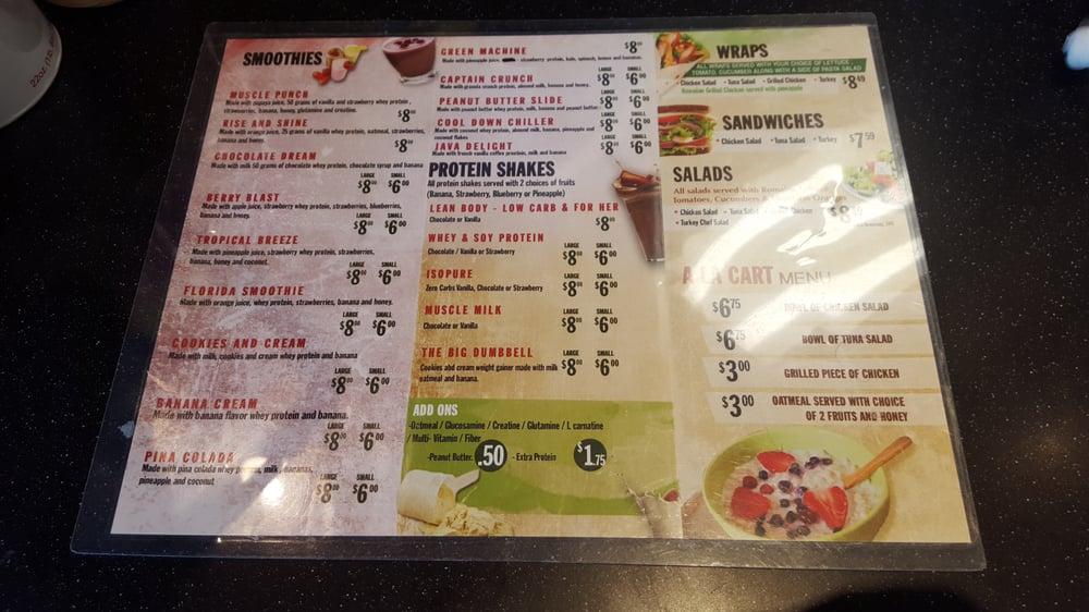 Menu at Cool Down Cafe, Fort Lauderdale, SE 10th Ave