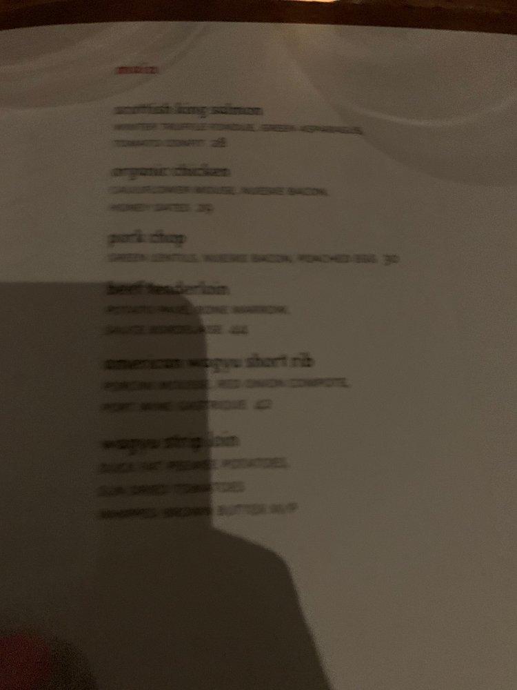 Menu at Verse pub & bar, Universal City