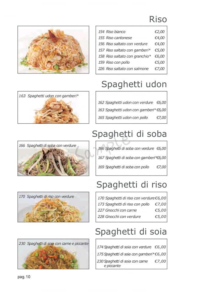 Menu da Kiyomi suzzara ristorante, Suzzara