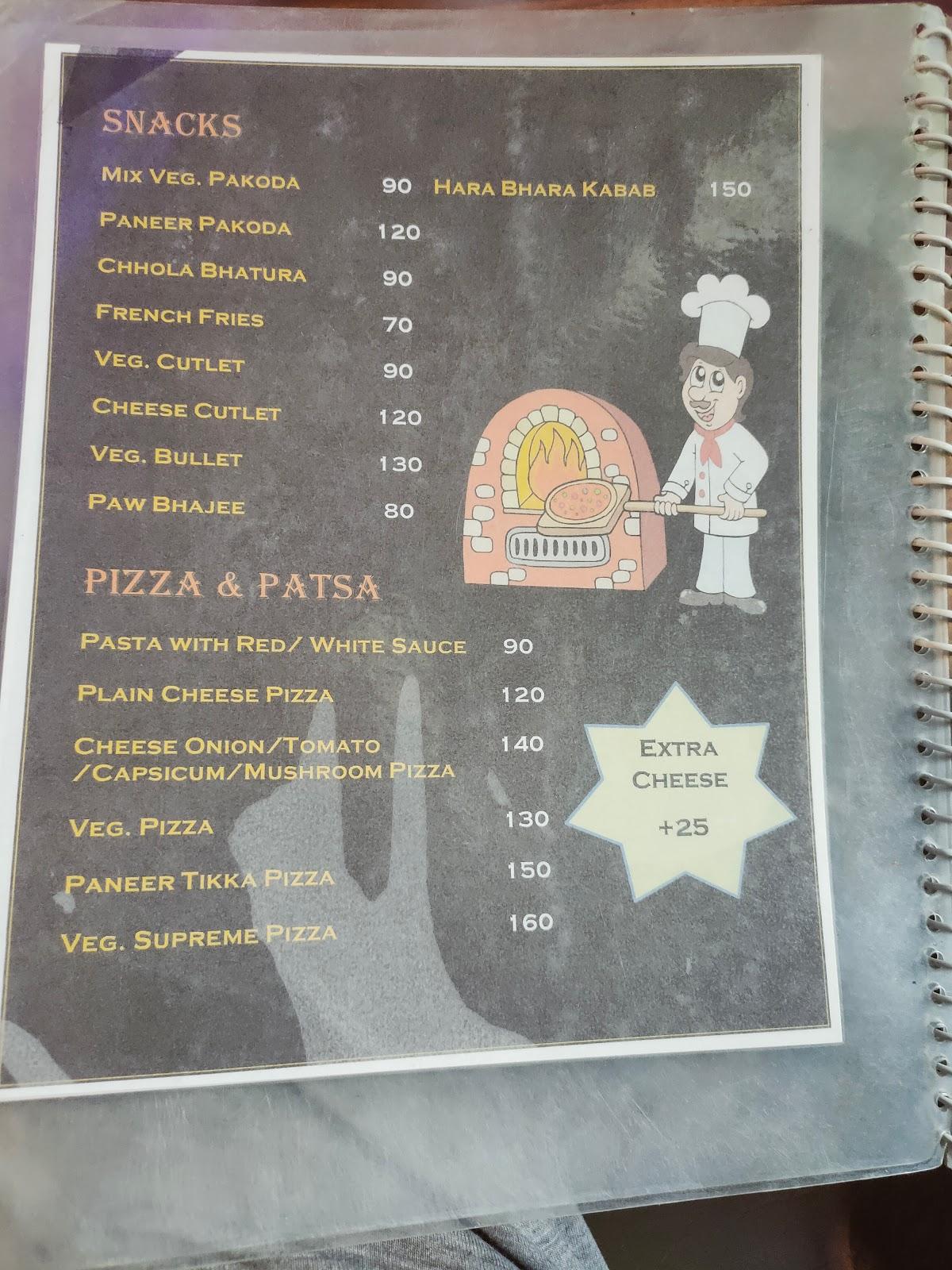 Menu at Punjabi Rasoi, Noorpur