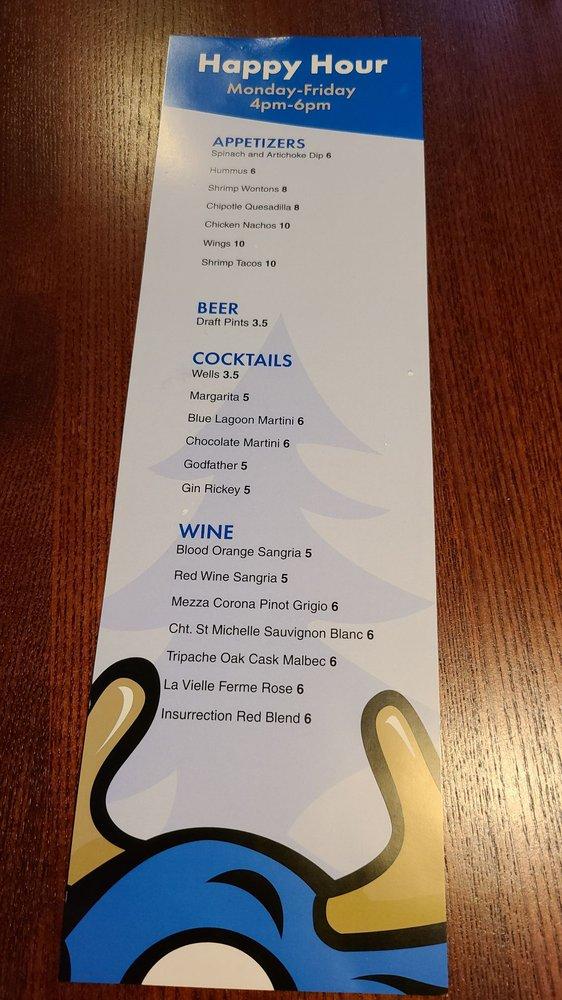 Menu at Blue Moose restaurant, Topeka