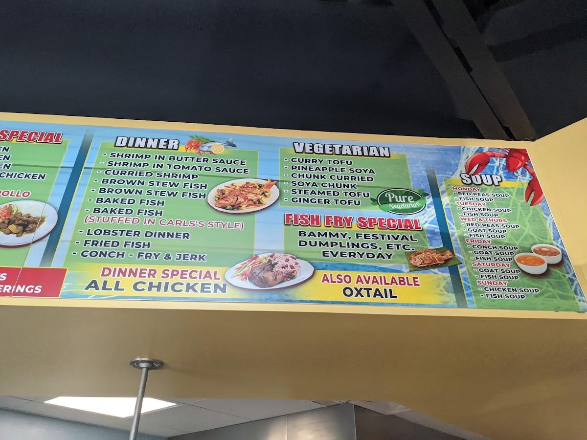 Menu at Little Ochi Carl's Seafood Restaurant, Tamarac, N University Dr