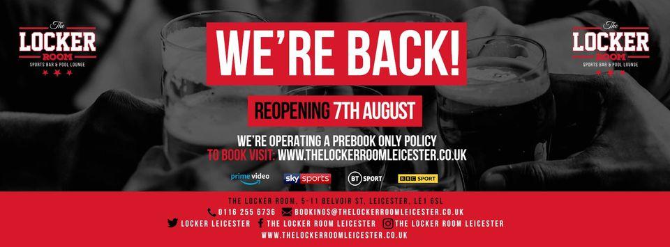 The Locker Room in Leicester - Restaurant menu and reviews