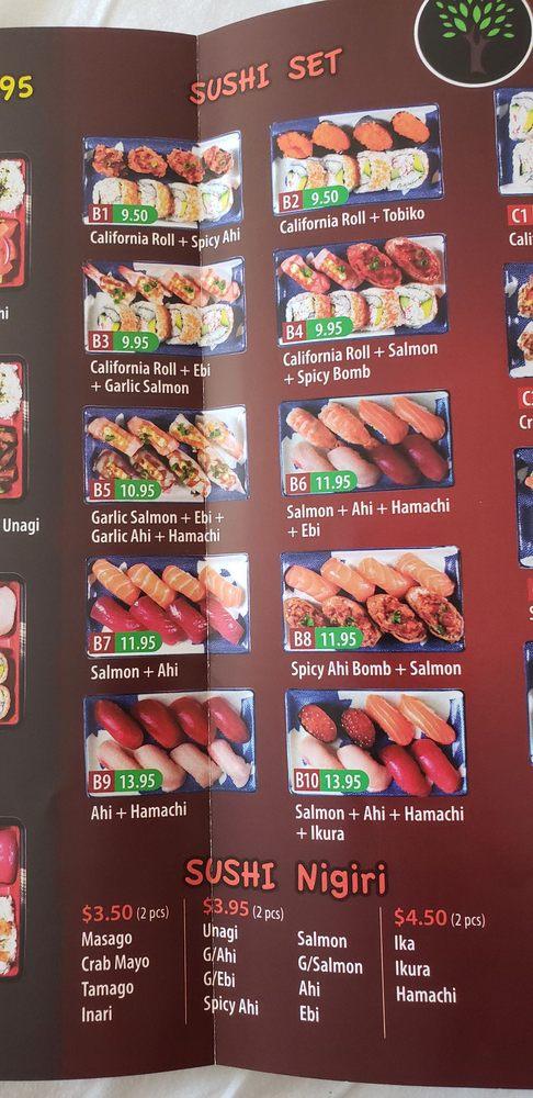 Menu at Domo Cafe, Honolulu, Waialae Ave