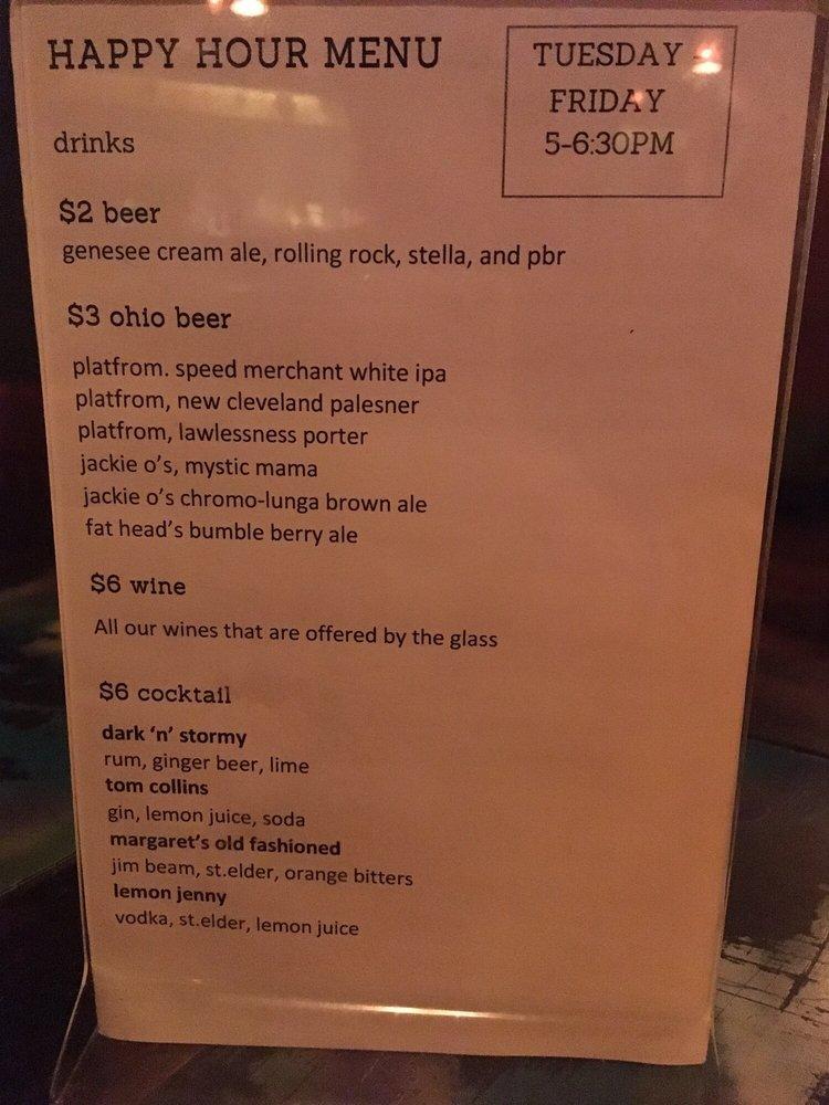 Menu at Felice Urban Cafe, Cleveland