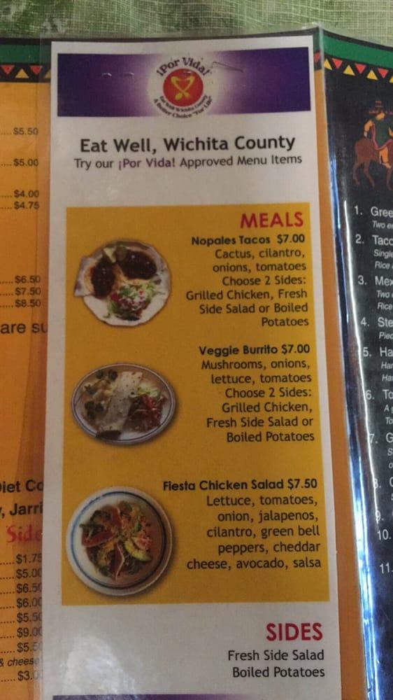 Menu at Gutierrez Family Restaurant, Wichita Falls