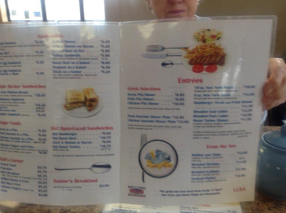 Menu at Rallis Burger Family Restaurant, Bridgenorth