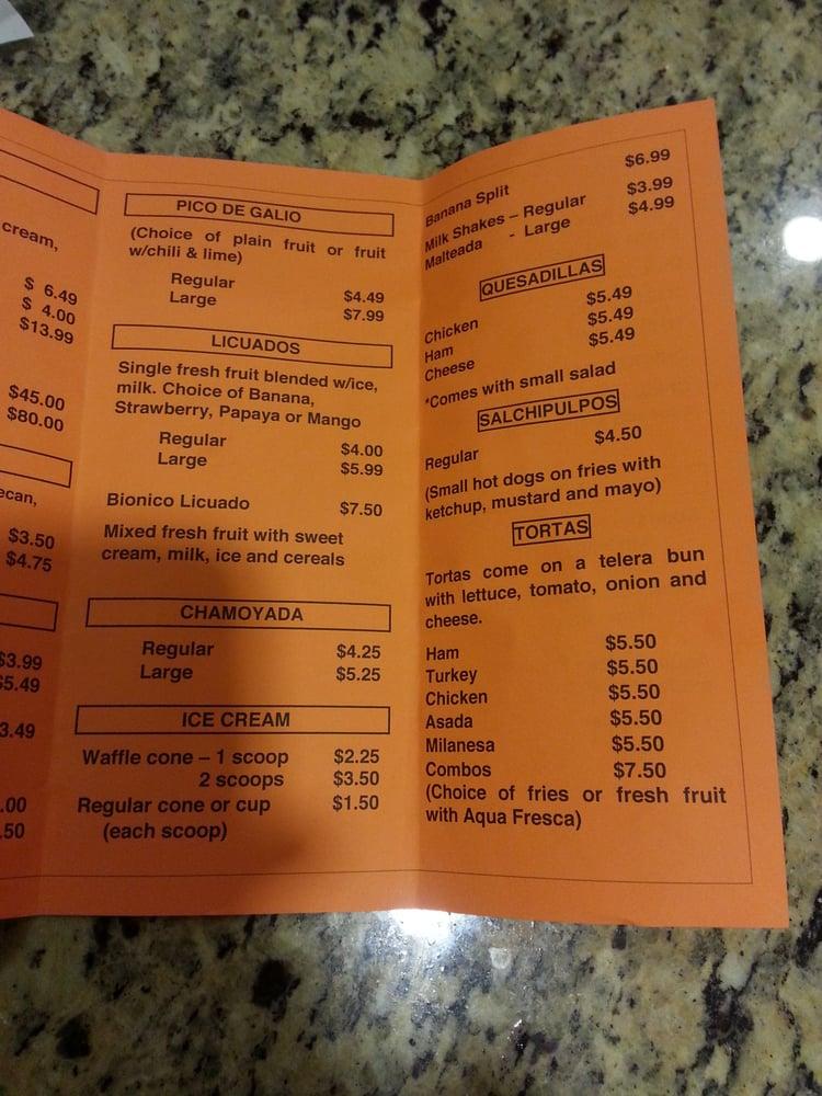Menu at Fresh Express pub & bar, Palmdale