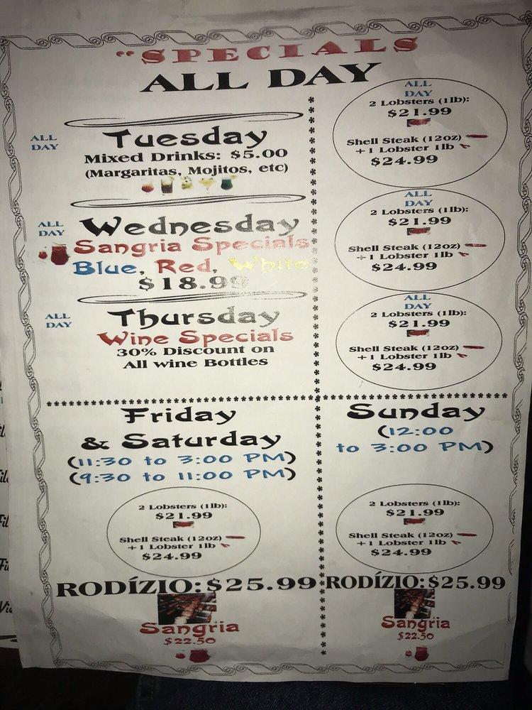 Menu at Fernandes Steakhouse 3, Sayreville