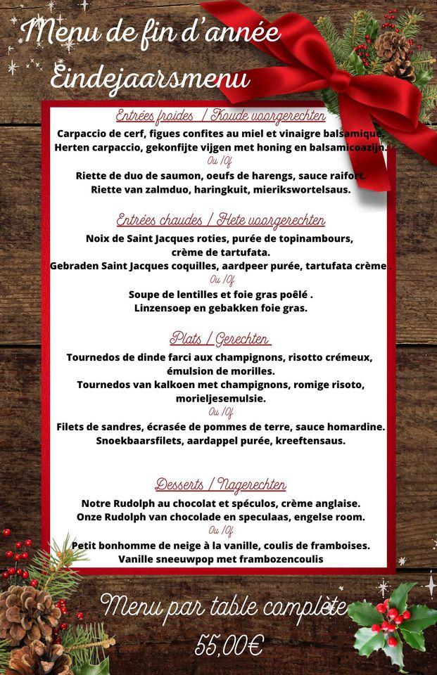 Menu au Chez Marie, Durbuy