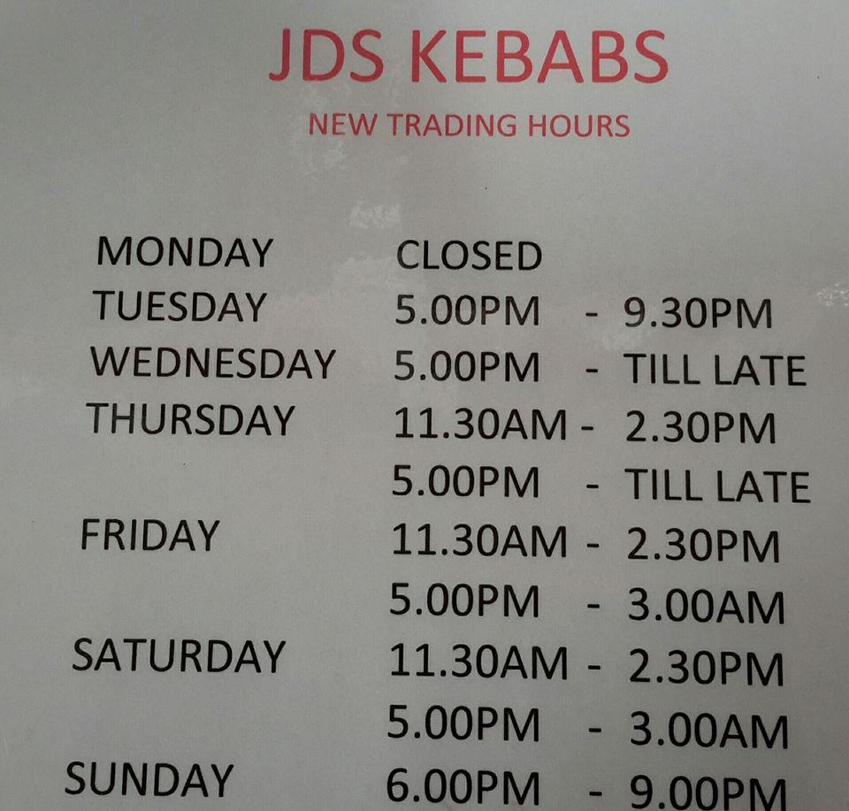 Menu at JD's Kebabs Chicken Pizza fast food, Wagga Wagga