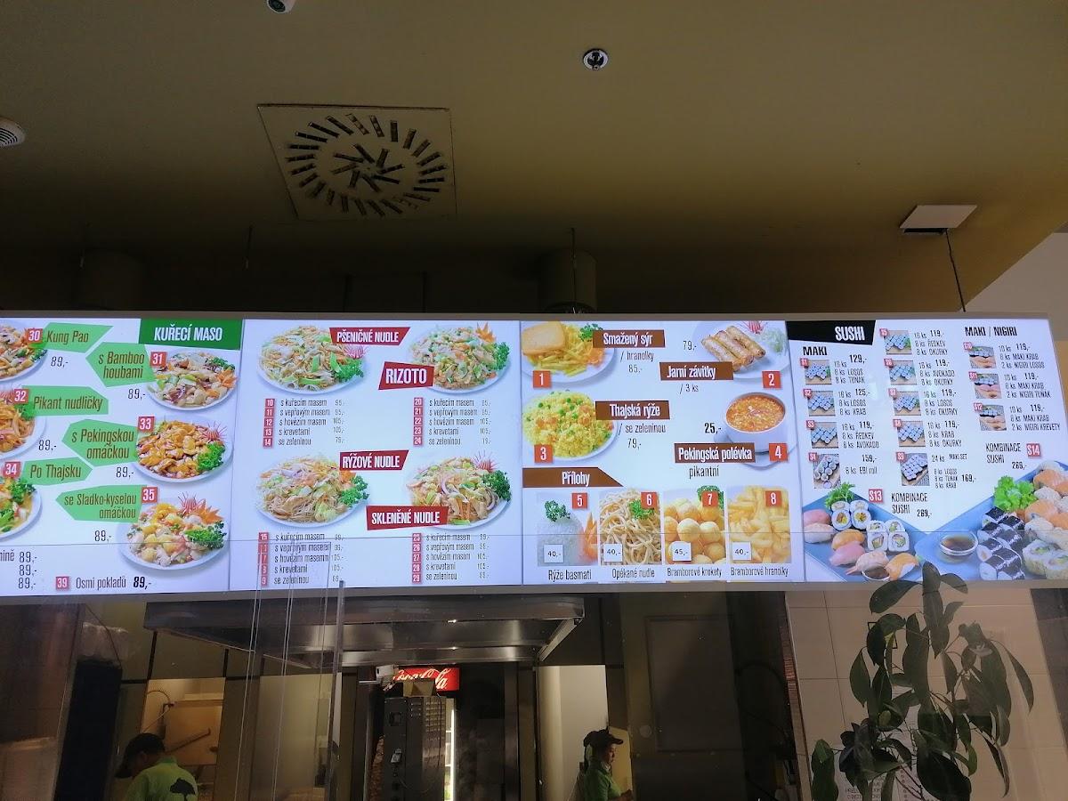 Menu at Banyan Bistro restaurant, Prostějov
