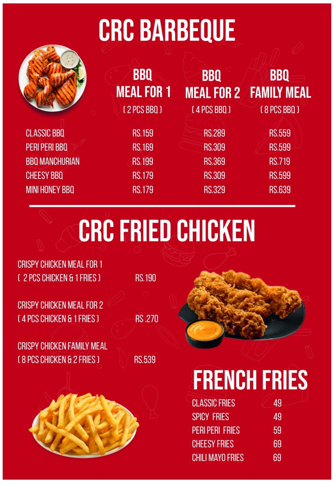 Menu at Classic Rider cafe Vellore, Vellore