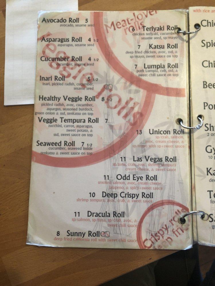 Menu at Teriyaki Time restaurant, Anacortes