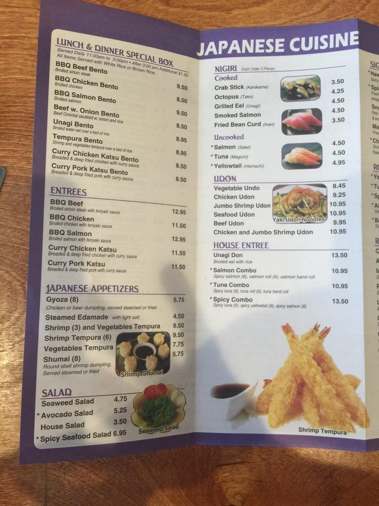 Menu at Hong Kong House restaurant, Hopedale