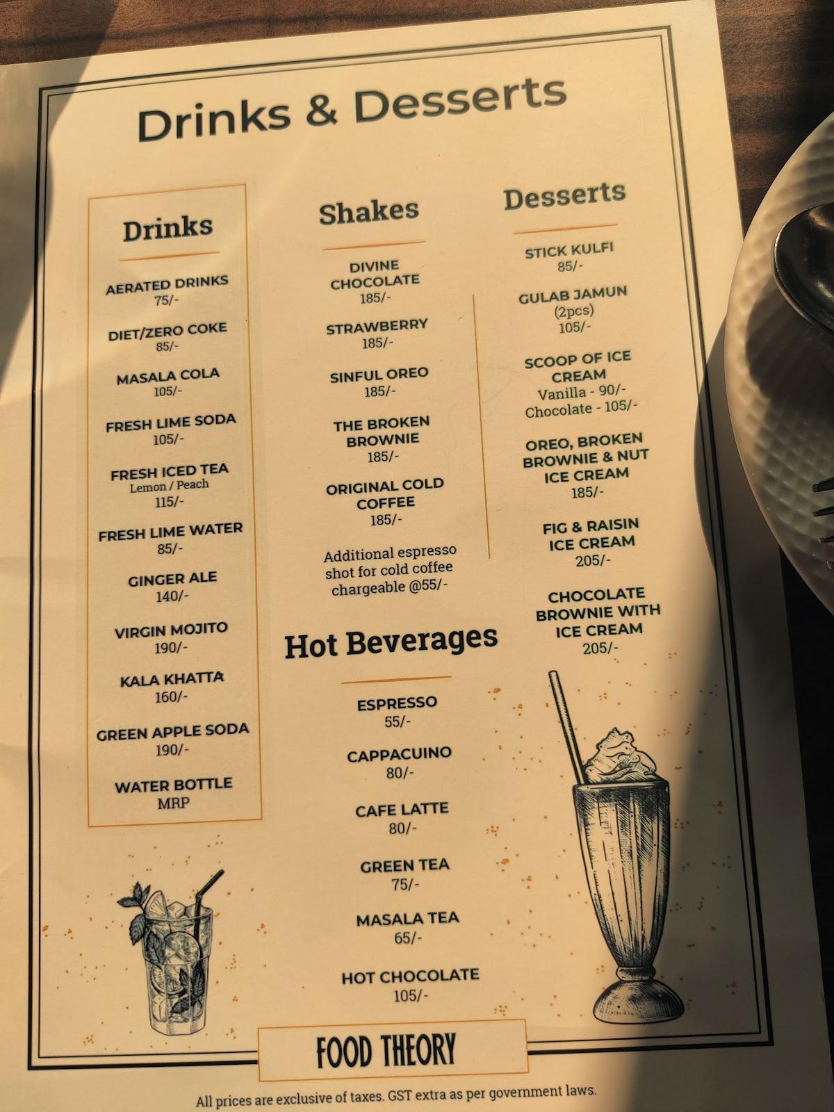 Menu at Food Story Restaurant, New Delhi, Shop No 13 & 14 Triveni Complex