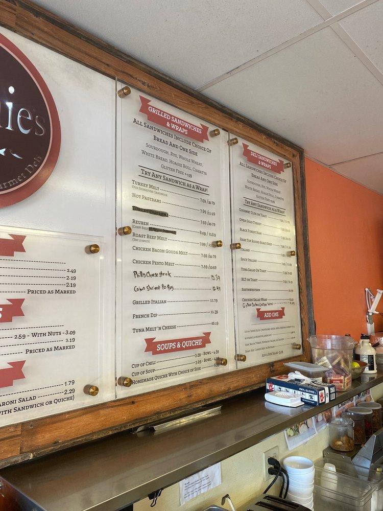 Menu at Joanie's Deli and Bakery, Woodland Park