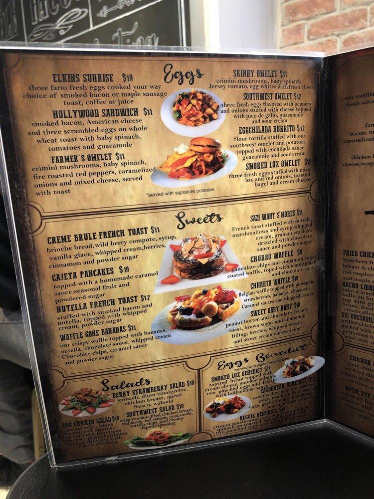 Menu at Chef Vargas restaurant, Philadelphia