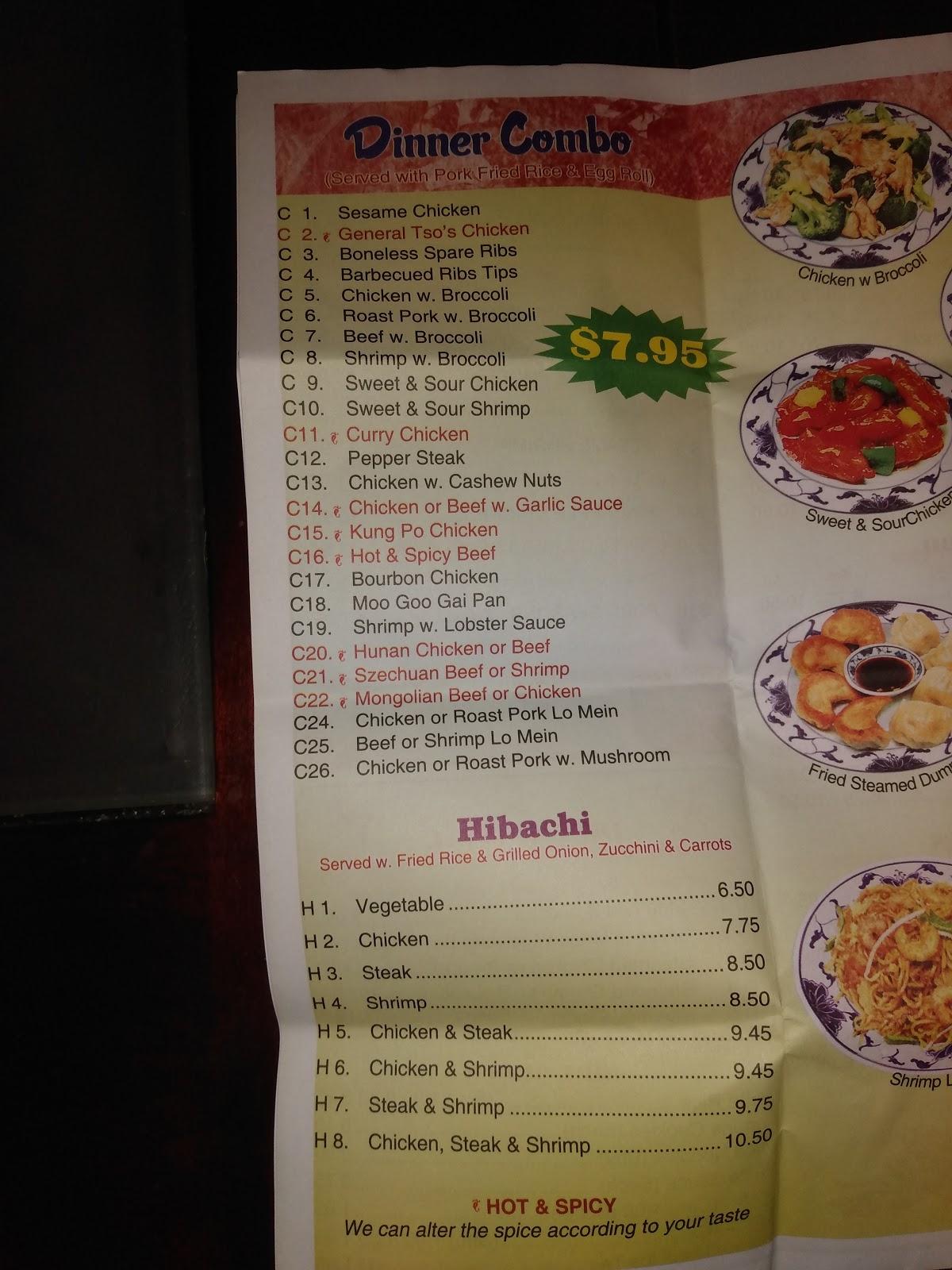 Menu at Yummy Cuisine restaurant, Florence