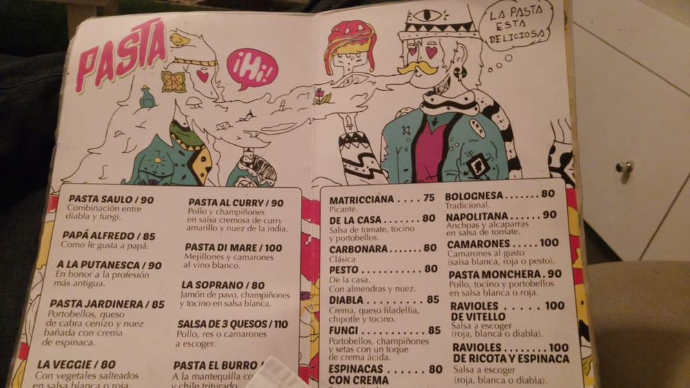 Menu at mora mora pizzeria, Cancún, Avenida Palenque 10 sm 62 mz 5 Lote 24