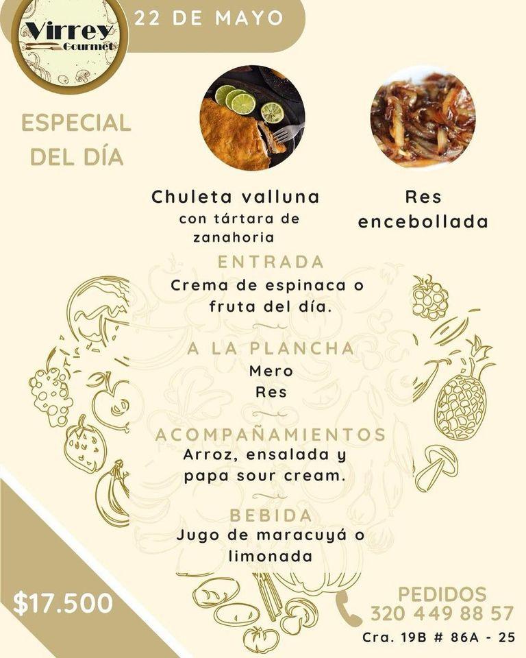 Menu at TEJO EL ROLO pub & bar, Bogotá