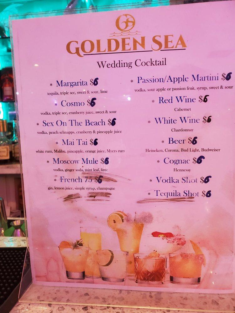 Carta de Golden Sea Restaurant, Anaheim