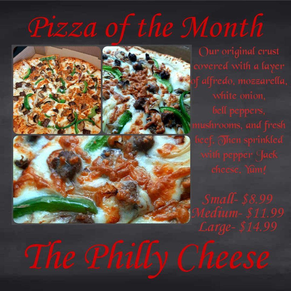 Menu at Coyote Pizza Den pizzeria, Burbank, 773 Kohler Rd