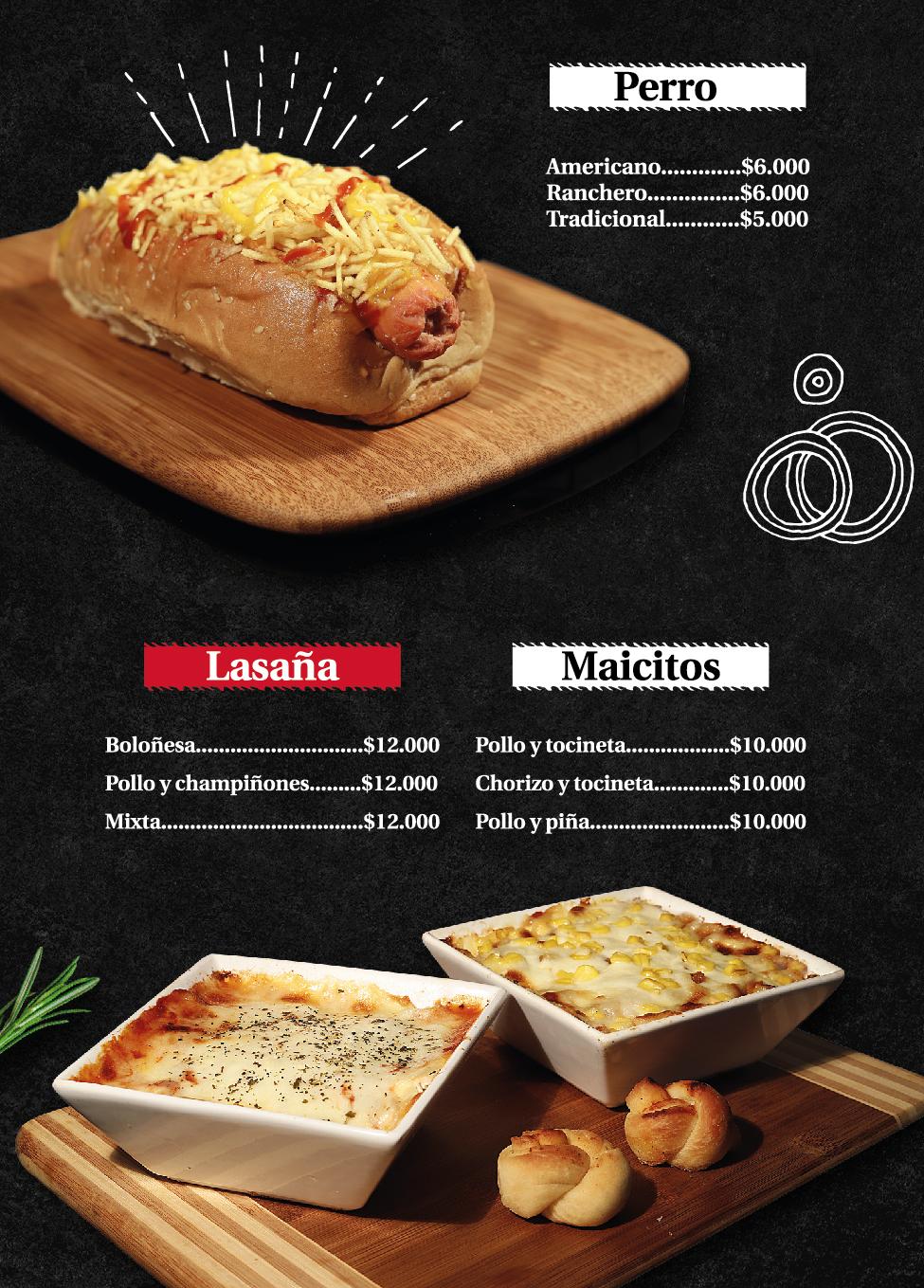 Menu at Beto's Pizza Manizales restaurant, Manizales