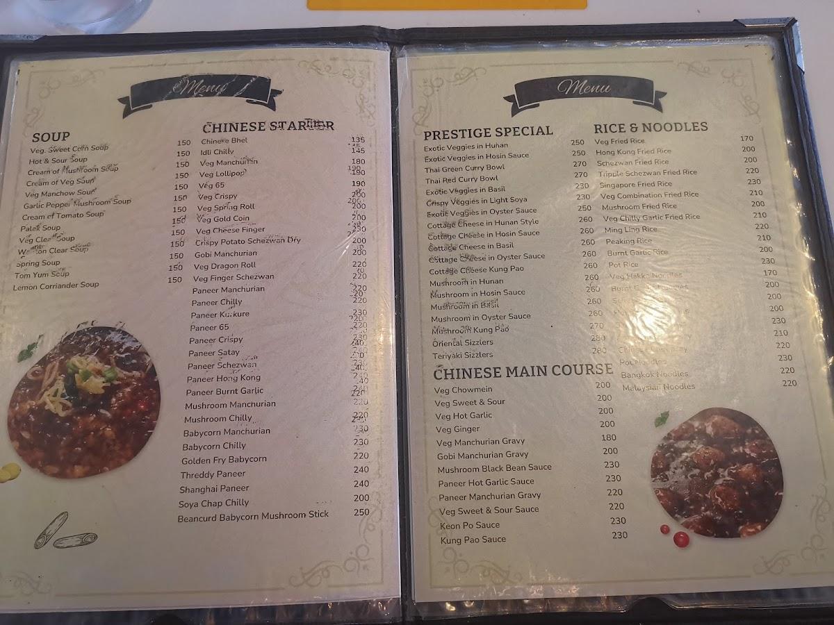Menu at Prestige Veg Treat, Mumbai, 4