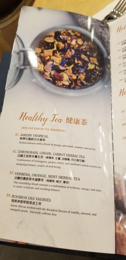 Menu at Prince Tea house desserts, Philadelphia