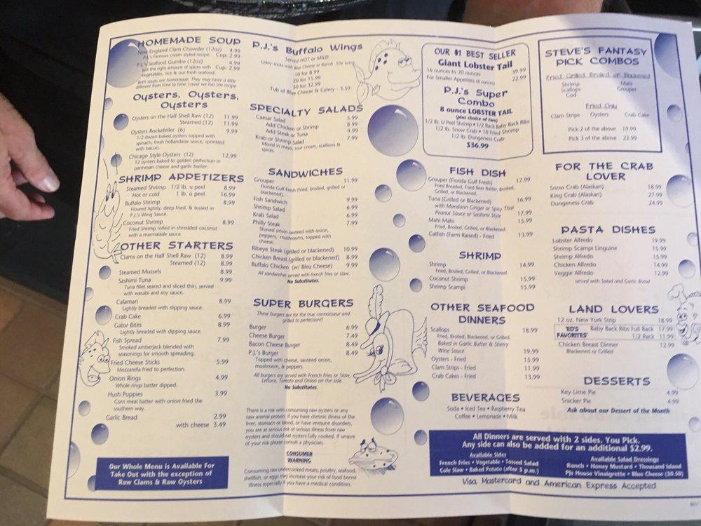 Menu at Maggie Mae's on the Bluffs restaurant, Belleair Bluffs