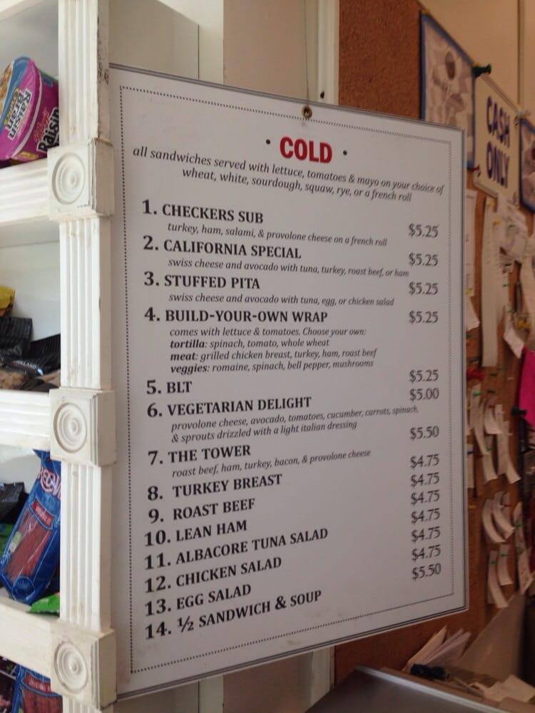 Menu at Checkers restaurant, Irvine, Von Karman Ave # 190