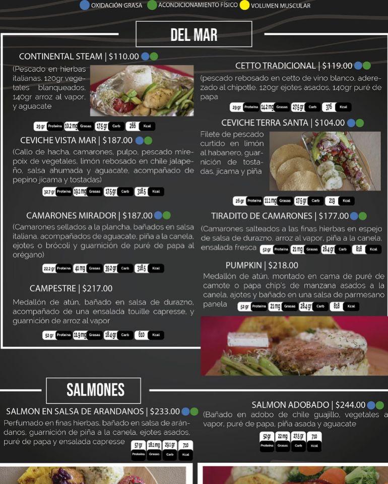 Menu at Gym Nutrition restaurant, Fresnillo
