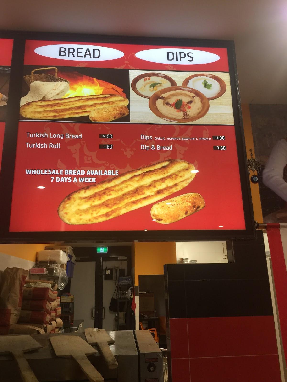 Menu at Greenfields Kebabs & Turkish Bakery, Mandurah
