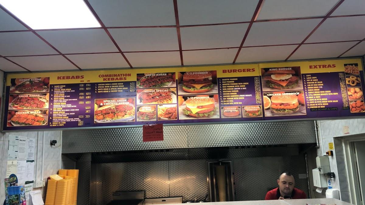 Menu at Kebab Kitchen fast food, Bristol