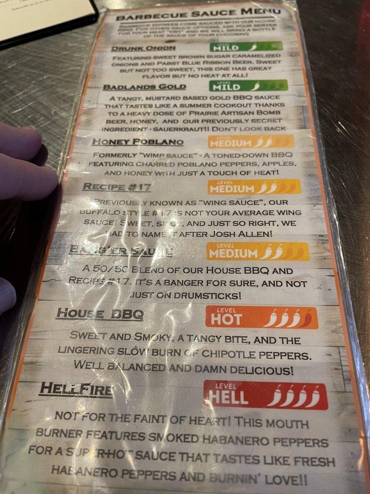 Menu at The Rusty Pig pub & bar, Geneva