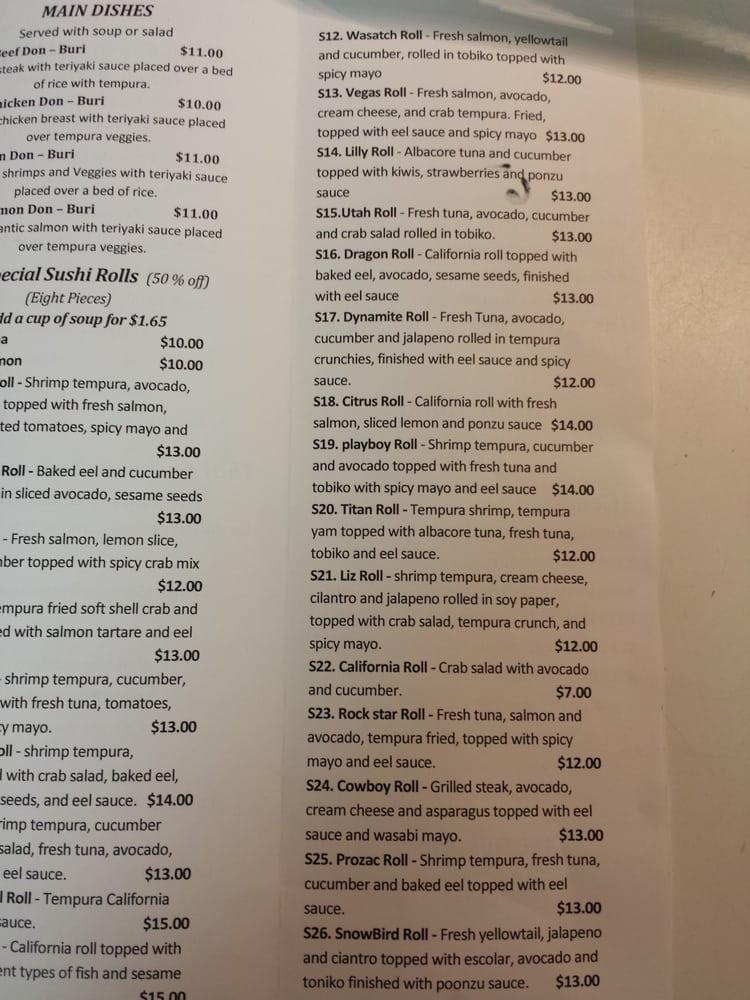 Menu at Golden Ginger restaurant, Clearfield