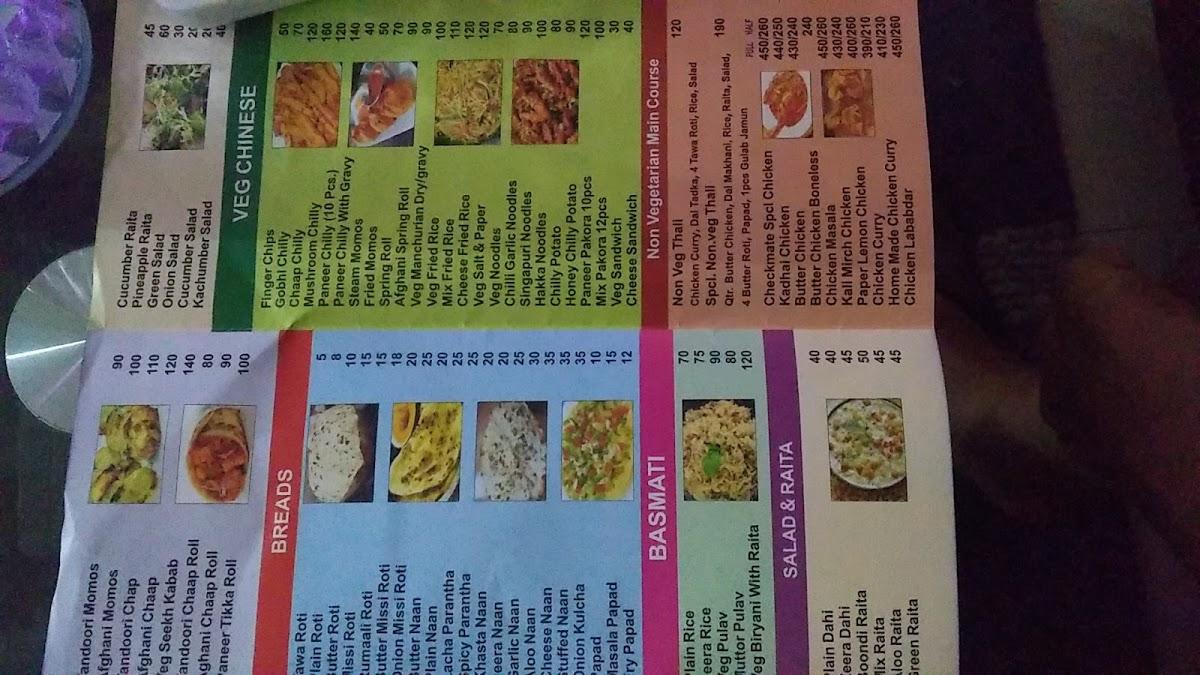 Menu at CHECKMATE RESTAURANT, Faridabad