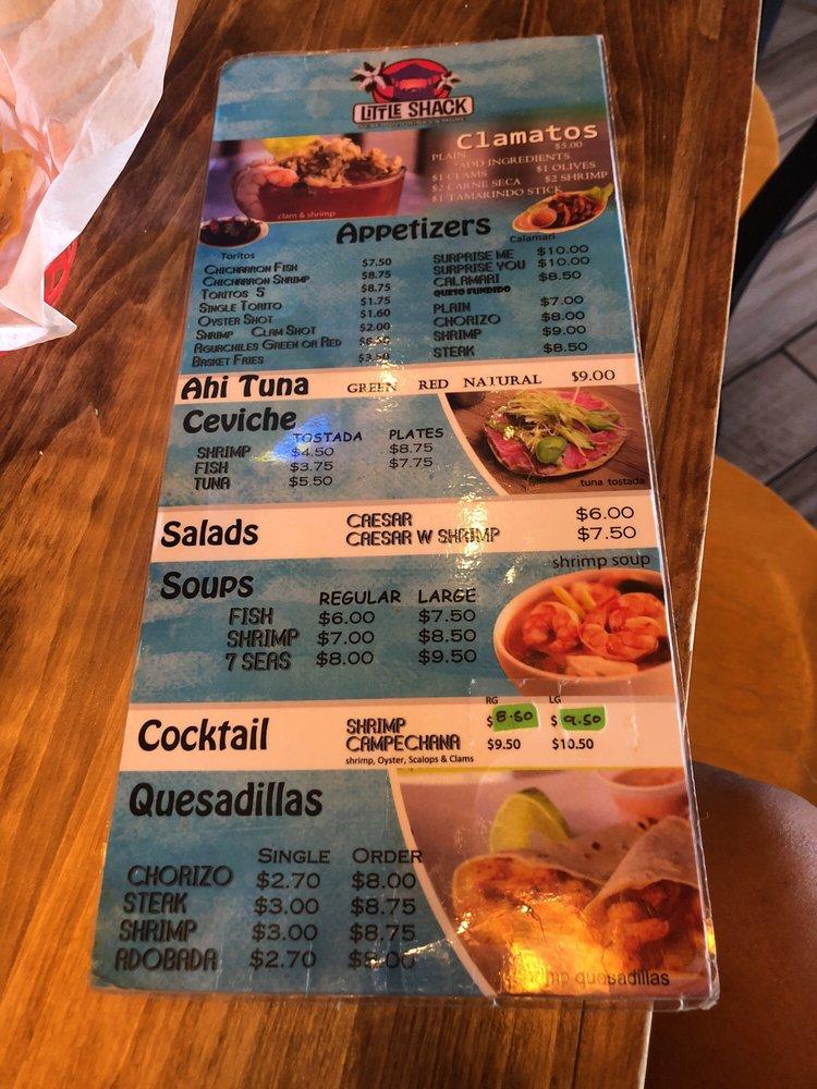Menu at Little Shack pub & bar, El Paso, 865 Resler Dr h