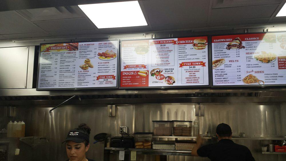 Menu at Victory Diner restaurant, Orange