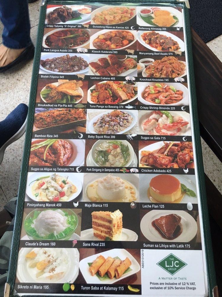Menu at Abe restaurant, Muntinlupa, C2CH+WMM