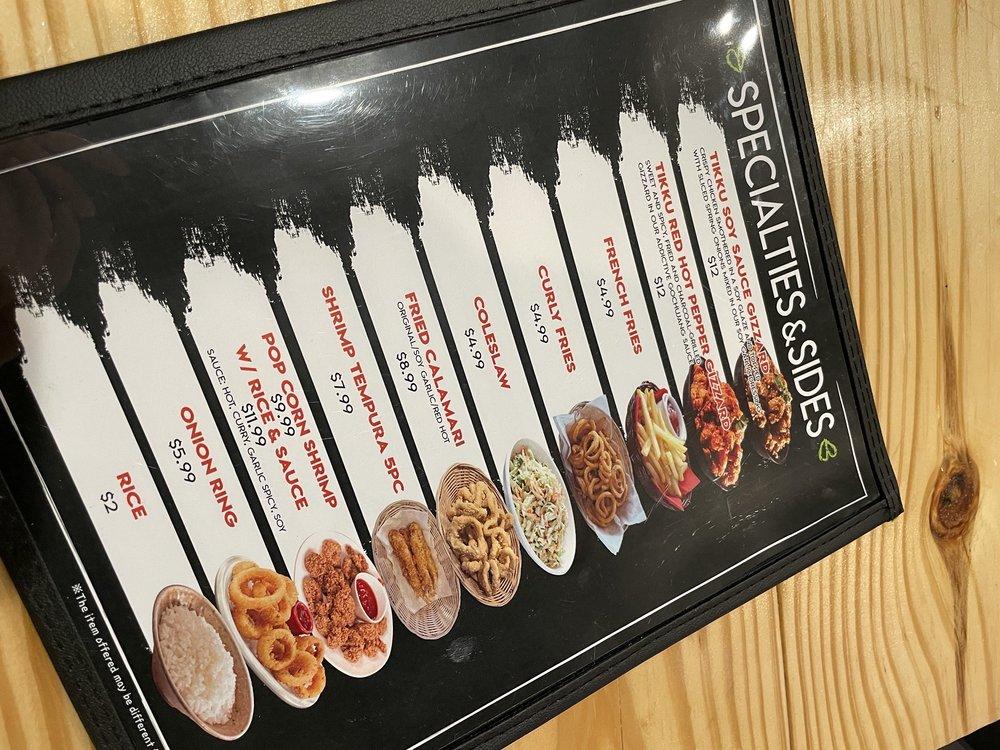 Menu at CM Chicken restaurant, Pickerington, Cross Creeks Blvd